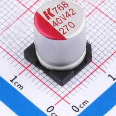 China high voltage Surface Mount Solid Polymer Aluminum Capacitors KEMET A768MS277M1GLAS022 with low leakage current for sale