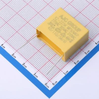 China Metallized Polypropylene Film Capacitor KNSCHA MPX225K31E7AJ15800 with Overvoltage Surge and Moisture Resistance for sale