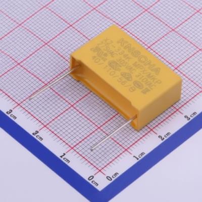 China Flame Retardant Metallized Polypropylene Film Capacitor KNSCHA MPX334K31E3KN15800 Rated 275VAC to 310VAC for sale