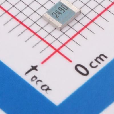 China Precision thick film chip resistor KOA RK73H2ETTD2490F with 0.5 and 1 tolerance meeting EU RoHS standards for sale