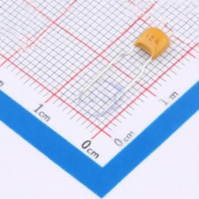 China Radial Leaded Monolithic Ceramic Capacitor KYET CT4-1210B104K101F3-Y with 0.1uF Capacitance and 100V Rating for sale