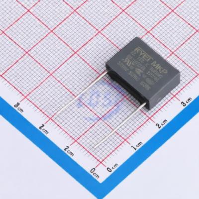 China AC Capacitor Interference Suppressor Class X2 KYET PX104K2W1503 Metallized Polypropylene Film Grey for sale
