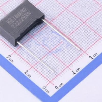 China metallized polypropylene film capacitor KYET MMKP222J3E1501 with epoxy resin encapsulation and flame resistance for sale