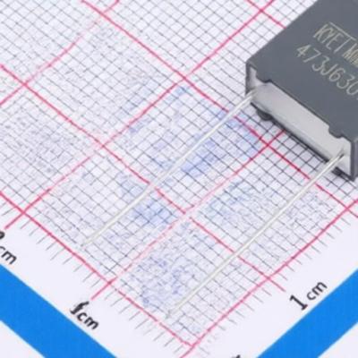 China double sided metallized polypropylene film capacitor KYET MMKP473J2J1001 with stable capacitance and tinned copper leads for sale