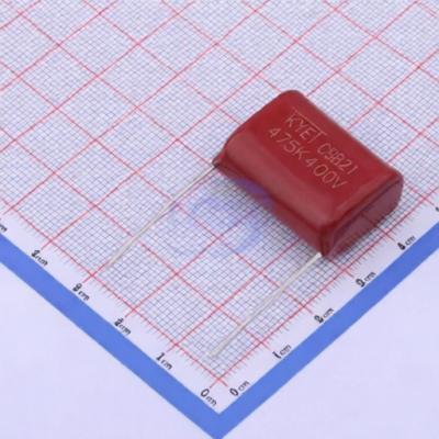 China Stable capacitance capacitor KYET KP475K2G2501 metallized polypropylene film with UL V0 plastic case for sale