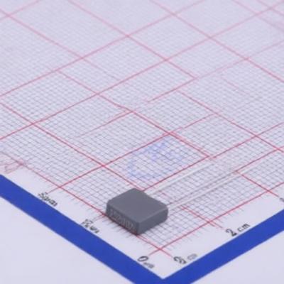 China Metallized Polyester Film Capacitor KYET PE222J2A0503 with Radial Taping and Laser Marking Features for sale