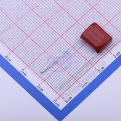China metallized polypropylene film capacitor KYET KP224J2G1018 with epoxy resin encapsulation and copper clad steel wire leads for sale