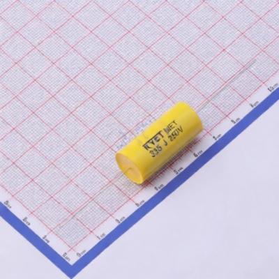China Metallized Polypropylene Film Capacitor Radial KYET MET335J2E1431 3.3uF 250V 5 Tolerance for Electronics for sale
