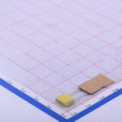 China metallized polyester film capacitor KYET PE104J2A0501 with flame retardant epoxy resin casing and low electrical loss for sale