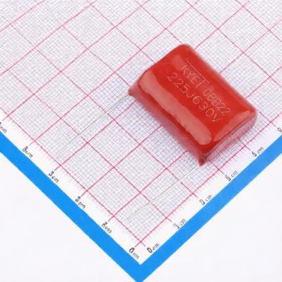 China Durable Metallized Polypropylene Film Capacitors KYET KP225J2J2705 with Copper Clad Steel Wire Leads for sale