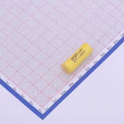 China Metallized Polypropylene Film Capacitor with 2.2uF Capacitance KYET MET225J2E1231 and 250VDC Voltage for sale