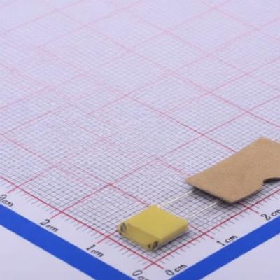 China High Reliability Metallized Polyester Film Capacitor KYET PE222J2A0501 with Flame Retardant Epoxy Resin Plastic Shell for sale