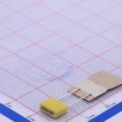 China Flame retardant epoxy resin plastic shell metallized polyester film capacitor KYET PE473J2A0501 with low loss for sale
