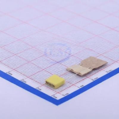 China Radial taped metallized polyester film capacitor KYET PE332J2A0501 with flame retardant epoxy resin plastic housing for sale