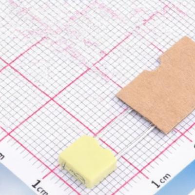 China High reliability metallized polyester film capacitor in black encapsulation KYET PE472J2A0501 ideal for dc and pulse circuit for sale