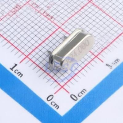 China HC 49SJJ 24 MHz Fundamental Mode Crystal Oscillator KYX KUS240001820 with 20ppm Frequency Tolerance for sale