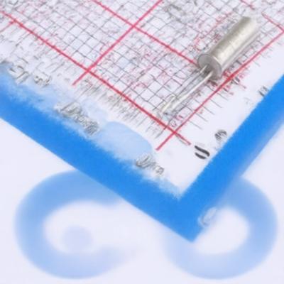 China Quartz Crystal Resonator model KYX K383276812510 with 32.768 KHz frequency and 10ppm tolerance in 38 case for sale