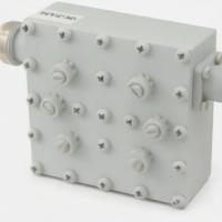 China N Female Connector 4 Pole Indoor Bandpass Filter L com BPF24 409 Designed for 2.4 Gigahertz Frequency for sale