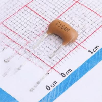 China Ceramic Resonator ZTA 3.640 MHz with Frequency Tolerance 0.1 to 0.3 Percent and Epoxy Resin KYX KZA3640 for sale