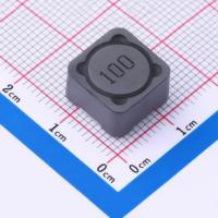 China Shielded SMD Power Inductors featuring LanTu Micro SDRI127-100MT with closed magnetic circuit design and low DC resistance for sale