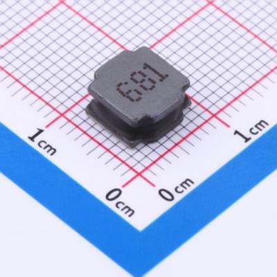China Durable power inductor LanTu Micro SNR8040-681MT with metallized ferrite core and low DC resistance for sale