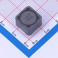 China Shielded SMD Power Inductors LanTu Micro SDRI127-102MT with Closed Magnetic Circuit and High Saturation Current for sale