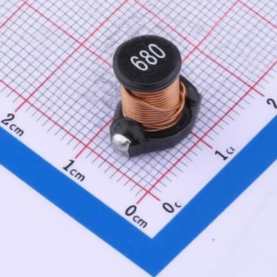 China RoHS Halogen Free LanTu Micro SSD0810 680MT Unshielded SMD Power Inductors for Electronic Performance for sale