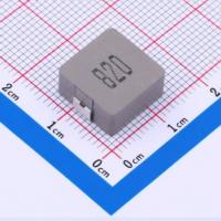 China molding SMD power inductor LanTu Micro SMS1360 820MT with low noise and vibration resistance features for sale