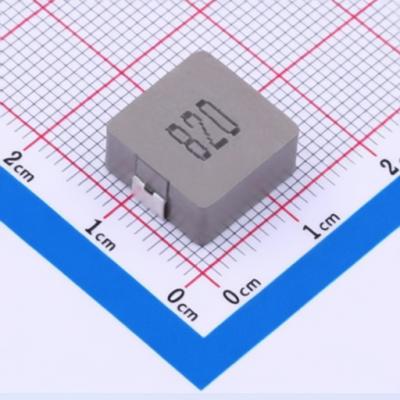 China molding SMD power inductor LanTu Micro SMS1360 820MT with low noise and vibration resistance features for sale