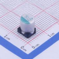 China Conductive Polymer Hybrid Capacitor Lelon HBV220M1JTR-0608 Featuring Low ESR and High Ripple Current for sale