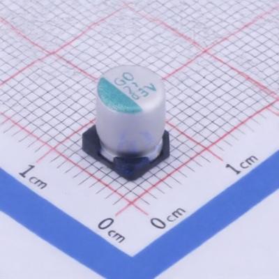 China Conductive Polymer Hybrid Capacitor Lelon HBV220M1JTR-0608 Featuring Low ESR and High Ripple Current for sale
