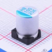 China Solid SMD Organic Conductive Polymer Capacitor Lelon OVK101M1ETR-0608 RoHS Compliant Ultra Low ESR for sale
