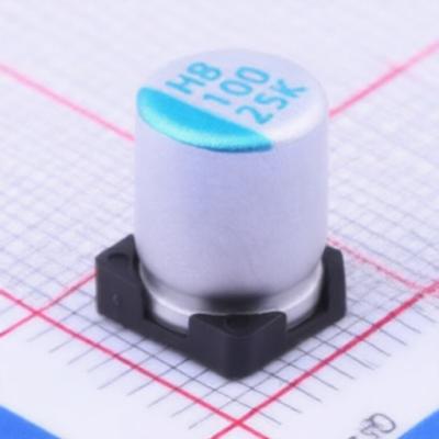 China Solid SMD Organic Conductive Polymer Capacitor Lelon OVK101M1ETR-0608 RoHS Compliant Ultra Low ESR for sale