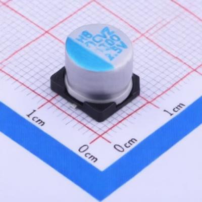 China Organic Conductive Polymer Capacitors Lelon OVZ122M0ETR-1008 Designed for General Purpose and Low ESR for sale