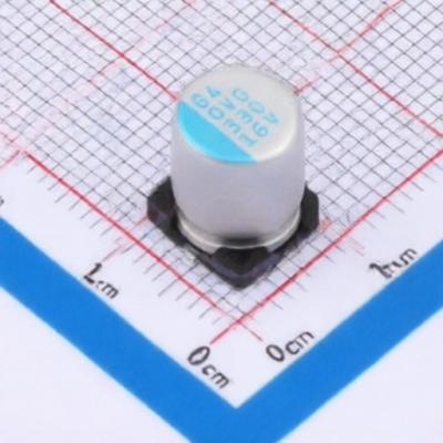 China organic conductive polymer capacitor Lelon OVG331M1CTR-0810 with ultra low ESR and large ripple current for sale