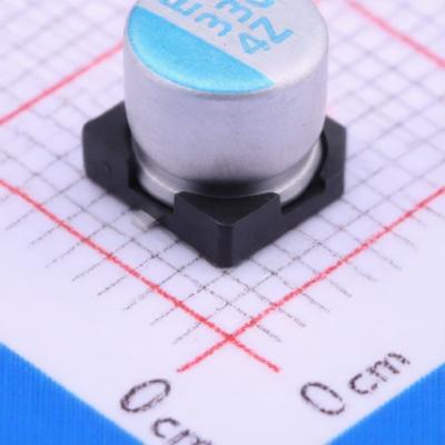 China Capacitors with Ultra Low ESR and Long Life Lelon OVZ331M0GTR-0606 Organic Conductive Polymer Series for sale