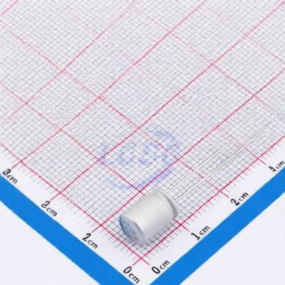 China Polymer Solid Aluminum Capacitors Lelon ORF821M0JBK-0608 with 105 Degree Celsius Maximum Temperature for sale