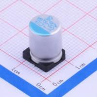 China Capacitor Lelon OVZ121M1VTR-1013 Organic Conductive Polymer Series with Large Ripple Current Capacity for sale