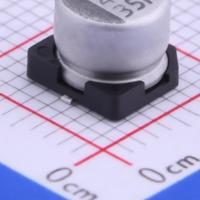 China SMD Aluminum Electrolytic Capacitors Including Lelon VZH470M1VTR-0605 with Long Endurance and RoHS Compliance for sale