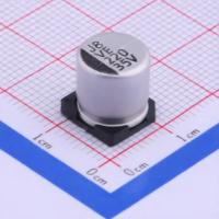 China Surface Mount Capacitors Lelon VE-221M1VTR-1010 with 2000 Hour Lifespan and RoHS Directive Compliance for sale