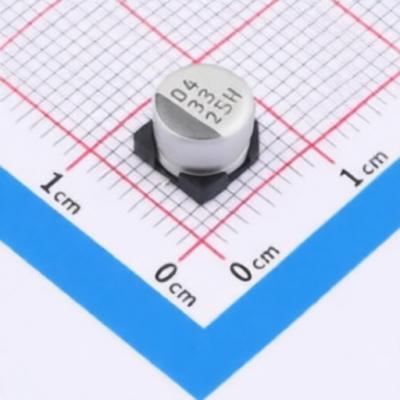 China Aluminum Electrolytic Capacitor Lelon VZH330M1ETR-0606 with Low Impedance and RoHS Compliant Design for sale