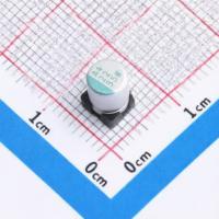 China Conductive Polymer Hybrid Capacitors Lelon HBW220M1VTT-0506K with Low ESR and Dark Green Marking for sale