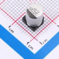 China SMD Aluminum Electrolytic Capacitors Lelon VEJ221M1CTR-0607 Compliant with RoHS and AEC Q200 Standards for sale