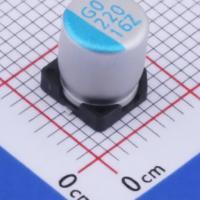 China Organic Conductive Polymer Capacitor Lelon OVZ221M1CTR-0608ACS with RoHS Compliance and Long Life Span for sale