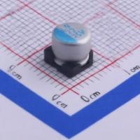 China RoHS Compliant Organic Conductive Polymer Capacitor Lelon OCV220M1VTR-0606 Solid SMD Ultra Low ESR for sale