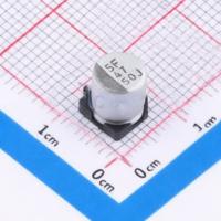 China SMD Aluminum Electrolytic Capacitor Lelon VEJ470M1HTR-0607 Suitable for High Density Circuit Boards for sale