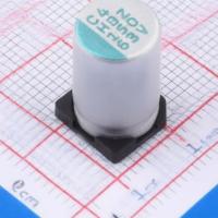 China Conductive Polymer Hybrid Capacitors Featuring Low ESR and High Ripple Current Lelon HBZ151M1JTR-1016 for sale