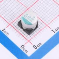 China Conductive Polymer Hybrid Capacitors Lelon HBV100M1HTT-0606K with Low ESR and High Ripple Current for sale