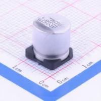 China SMD Aluminum Electrolytic Capacitors Lelon VEJ221M1HTR-1010 Offering Performance in Harsh Environments for sale