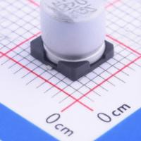 China Aluminum electrolytic capacitor Lelon VES221M1CTR-0607 designed for performance on high density pc boards for sale